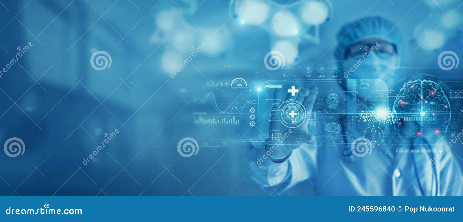 Doctor Analysis and Checking Brain Testing Result of Science and ...