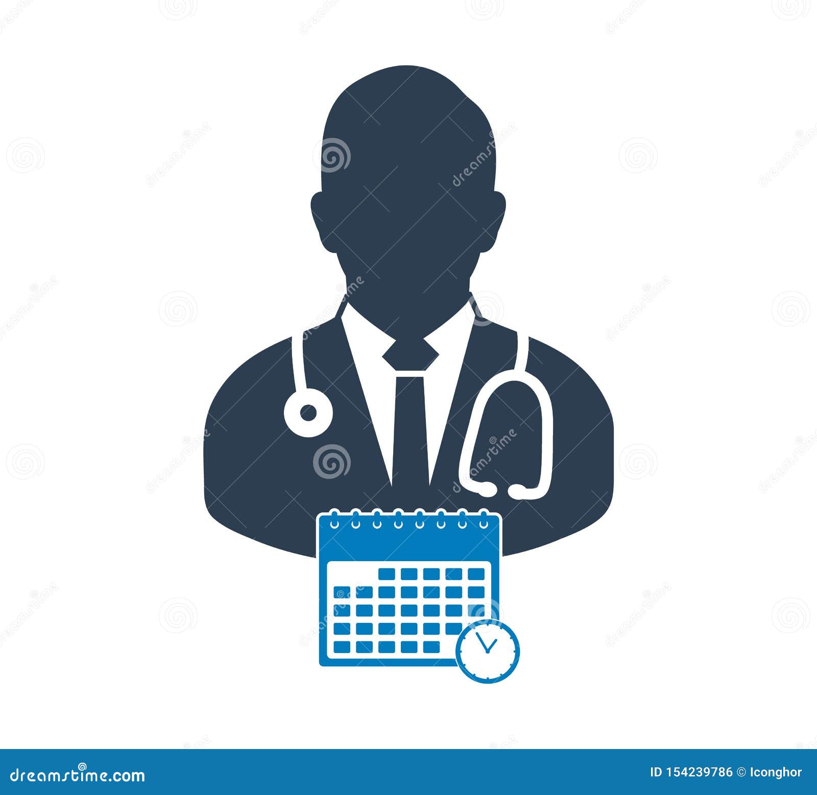 Doctor appointment icon. stock vector. Illustration of doctor - 154239786