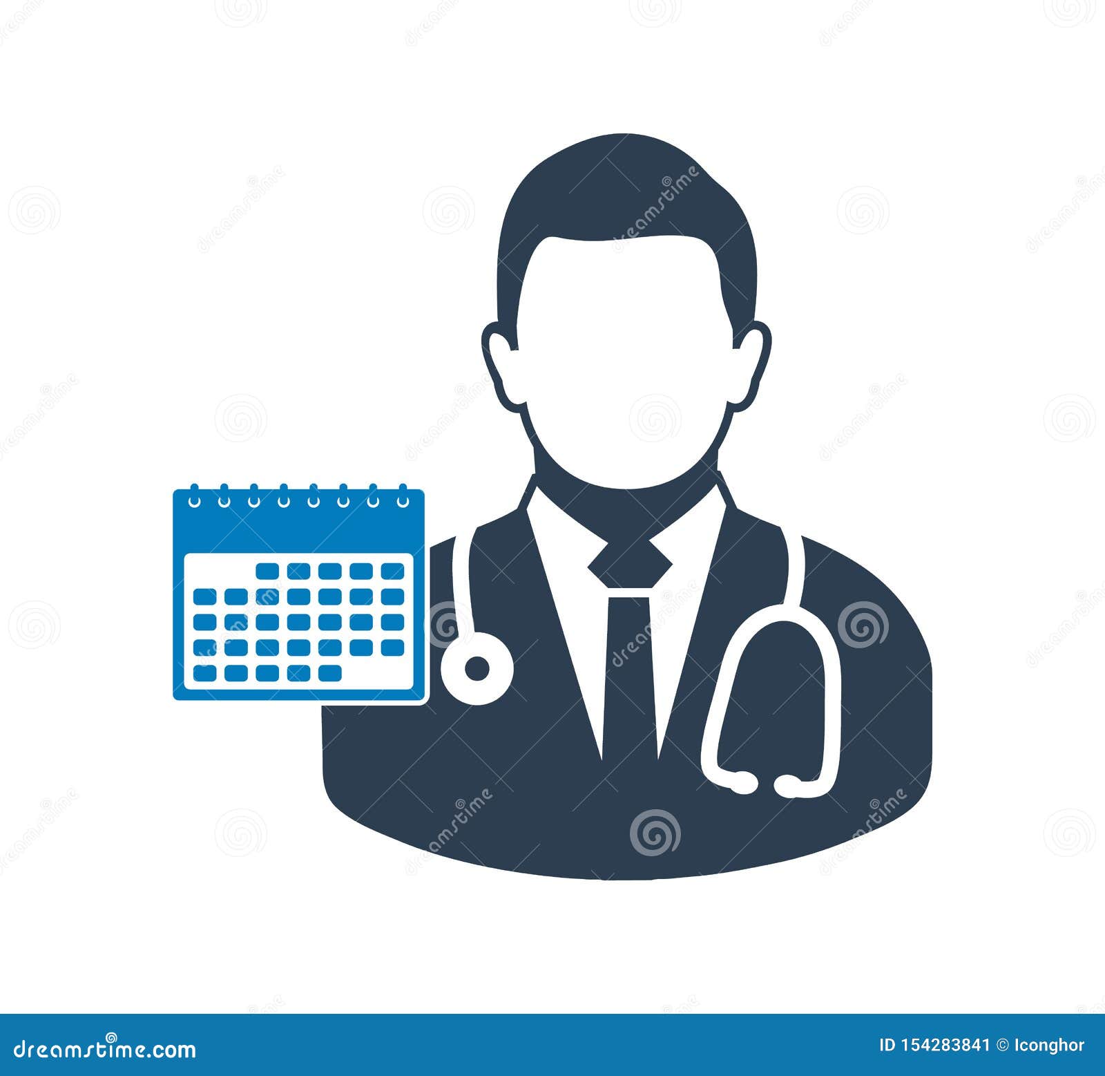 Doctor appointment icon. stock vector. Illustration of nurse - 154283841