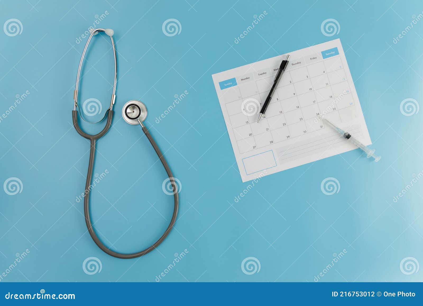 Doctor Appointment Schedule Checkup on Calendar Medicine Doctor Working ...