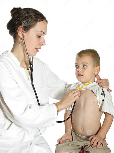 Doctor assessing child stock photo. Image of health, assessment - 595172