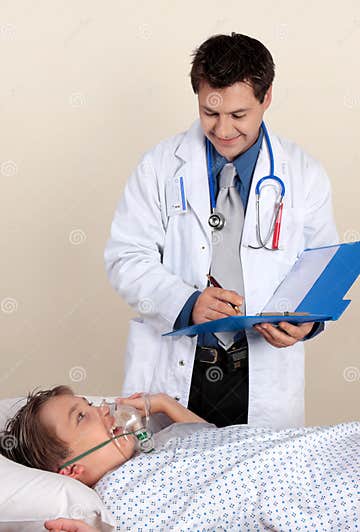 Doctor assessing patient stock photo. Image of patient - 4264026