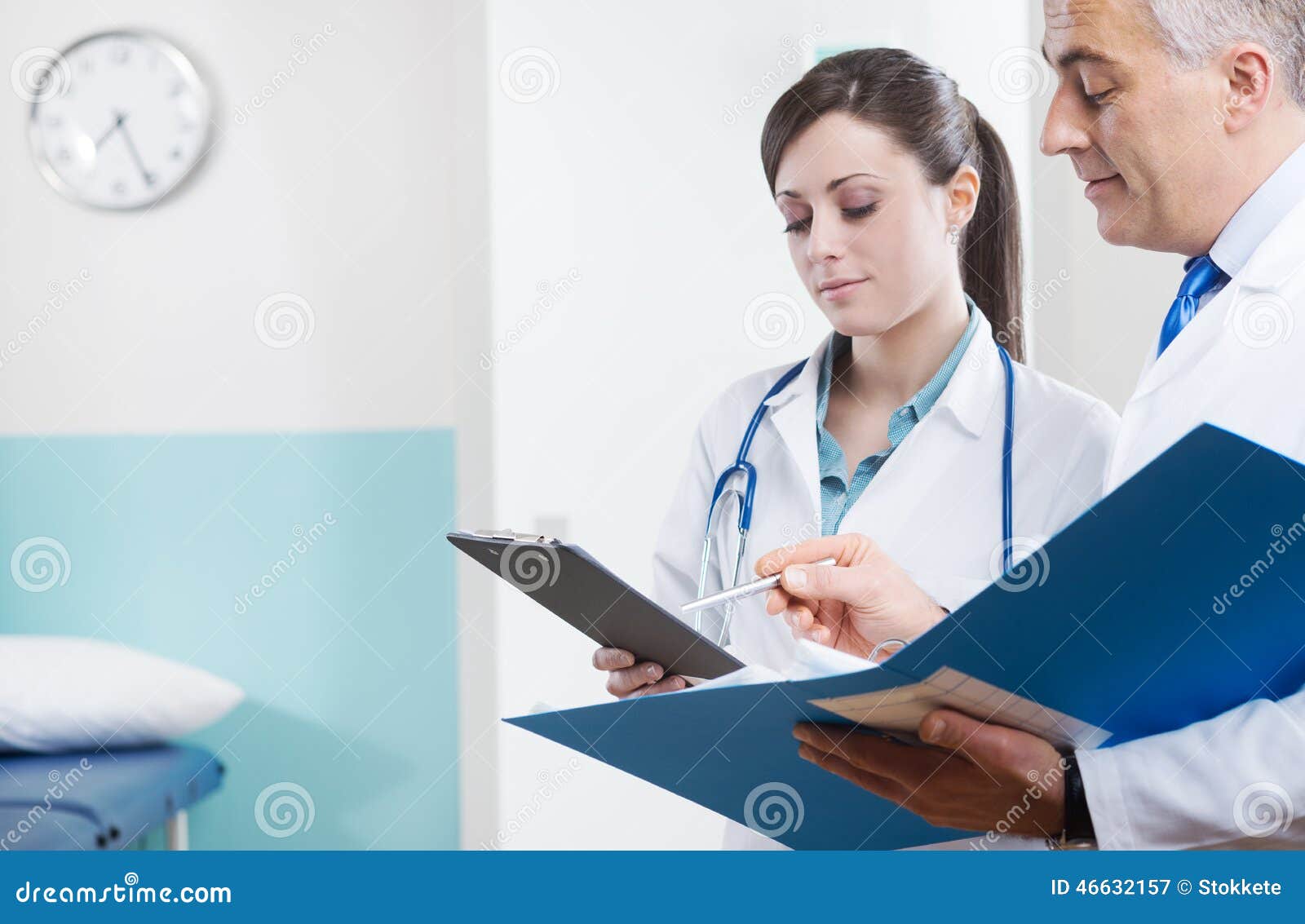 Doctor and assistant stock image. Image of healthcare - 46632157