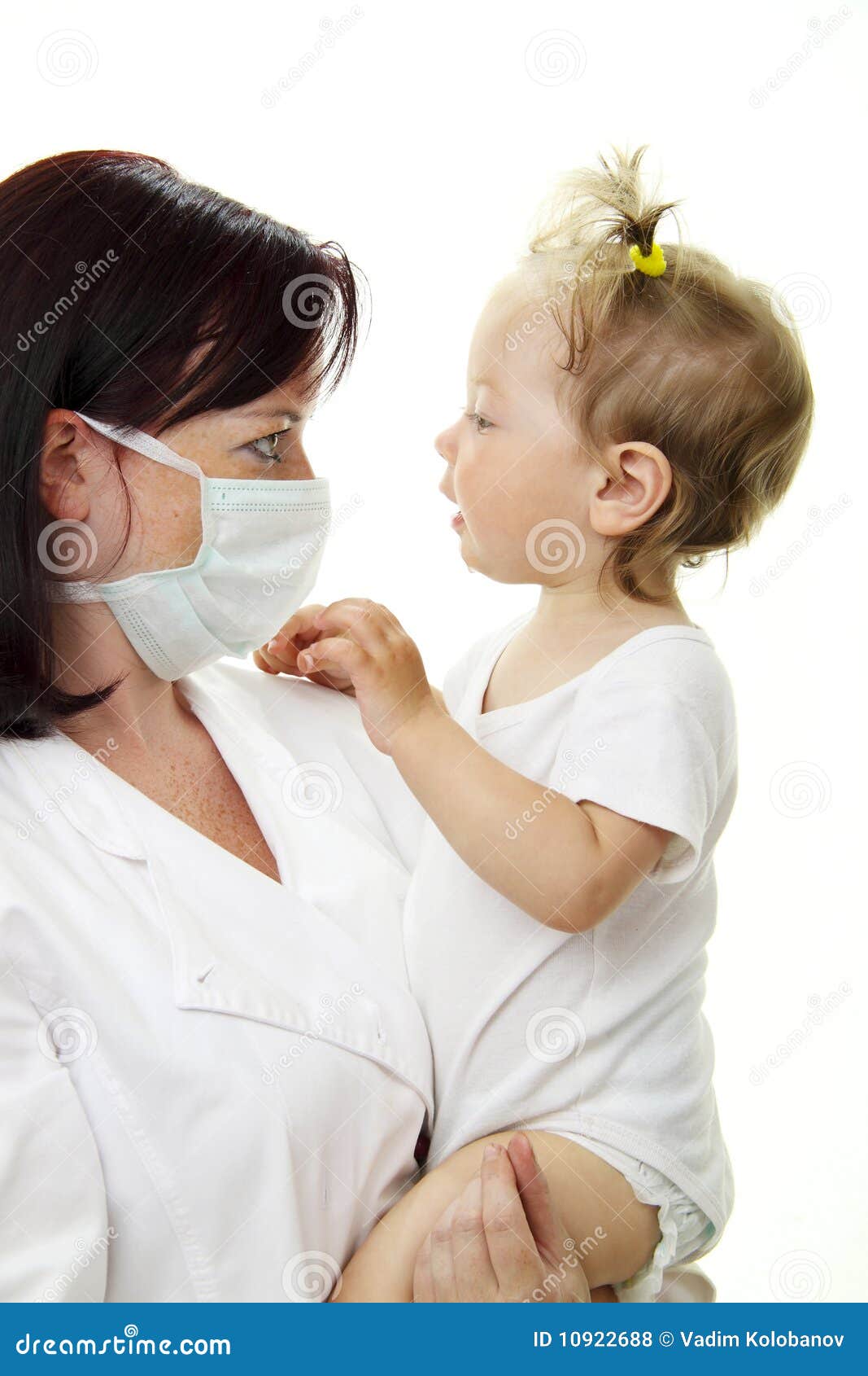 Doctor with baby stock photo. Image of hospital, medical - 10922688