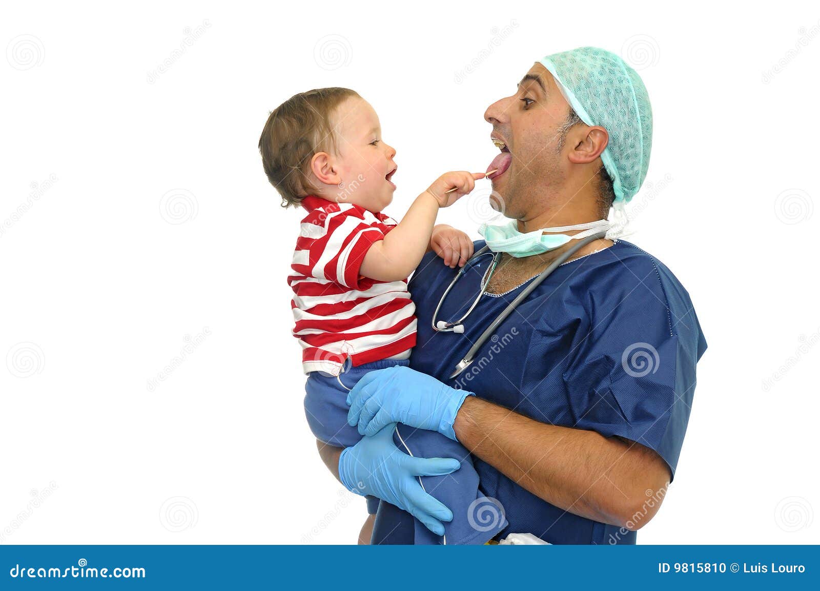 Doctor and baby stock photo. Image of care, medicine, lifestyle - 9815810
