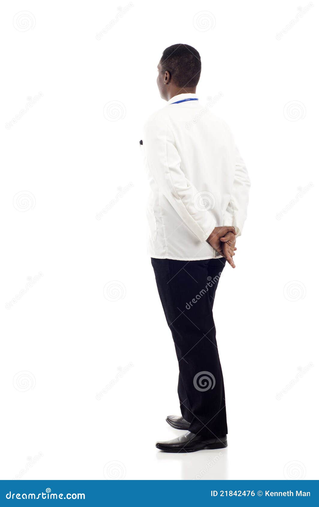 Doctor from the Back stock photo. Image of look, back - 21842476
