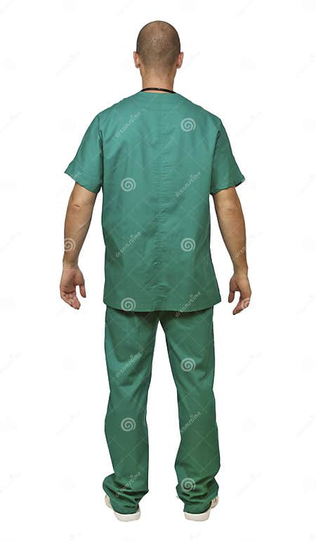 Doctor back portrait stock image. Image of occupation - 11121551