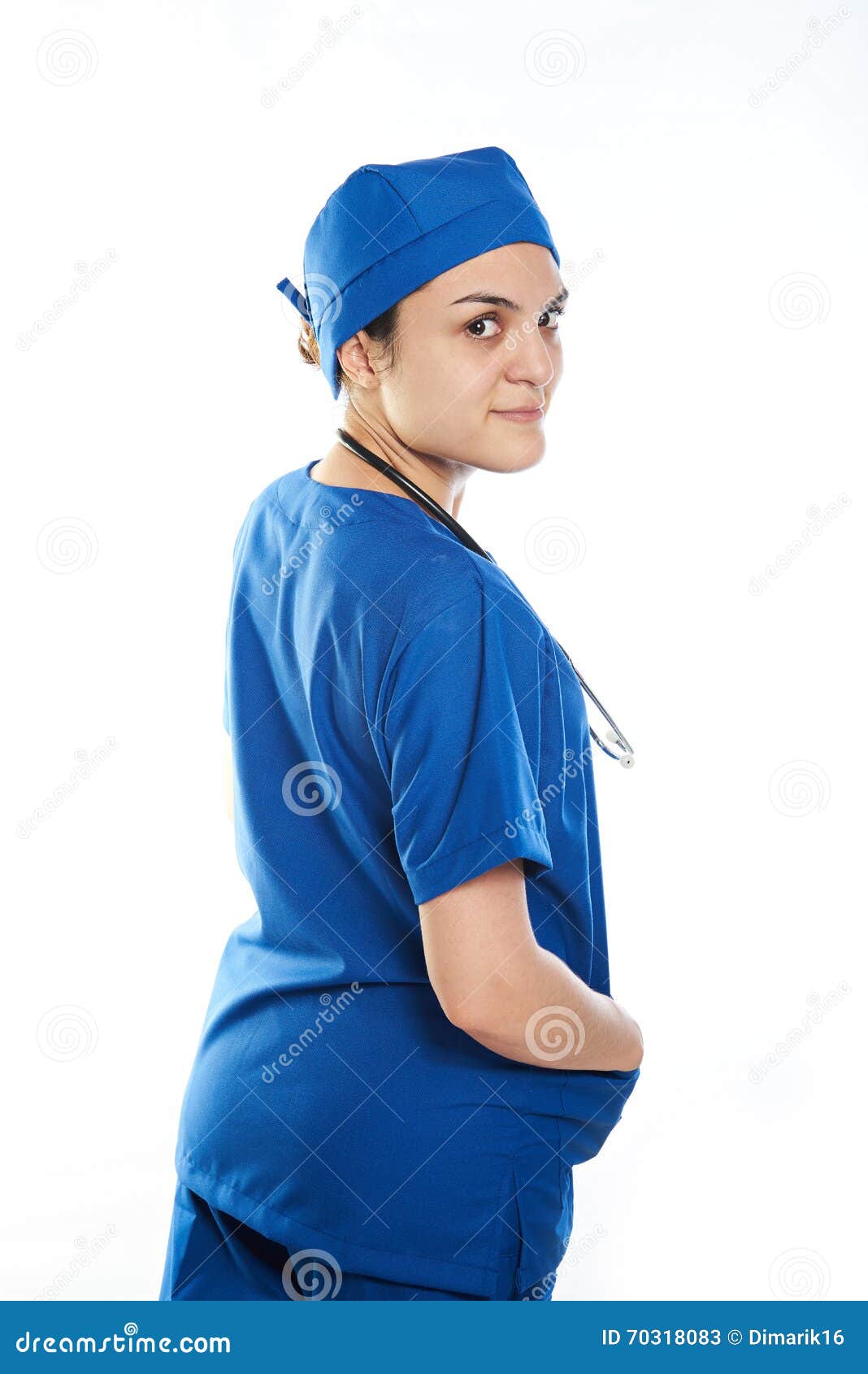 Doctor from back stock image. Image of care, hospital - 70318083