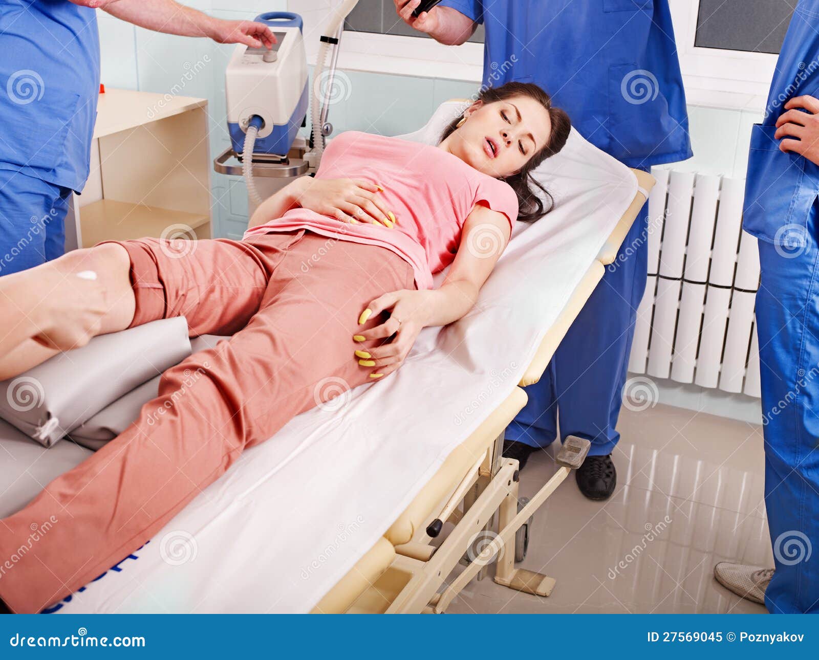Doctor Bandaging Patient in Hospital. Stock Image - Image of bandaging ...