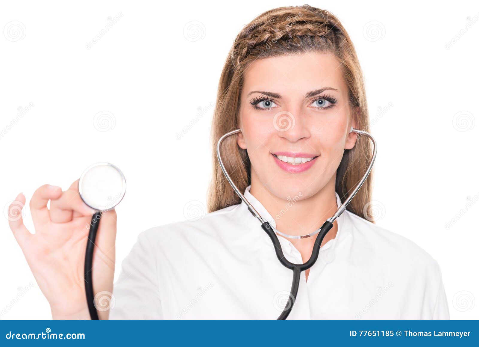 Doctor barn fotografering för bildbyråer. Bild av lyckligt - 77651185