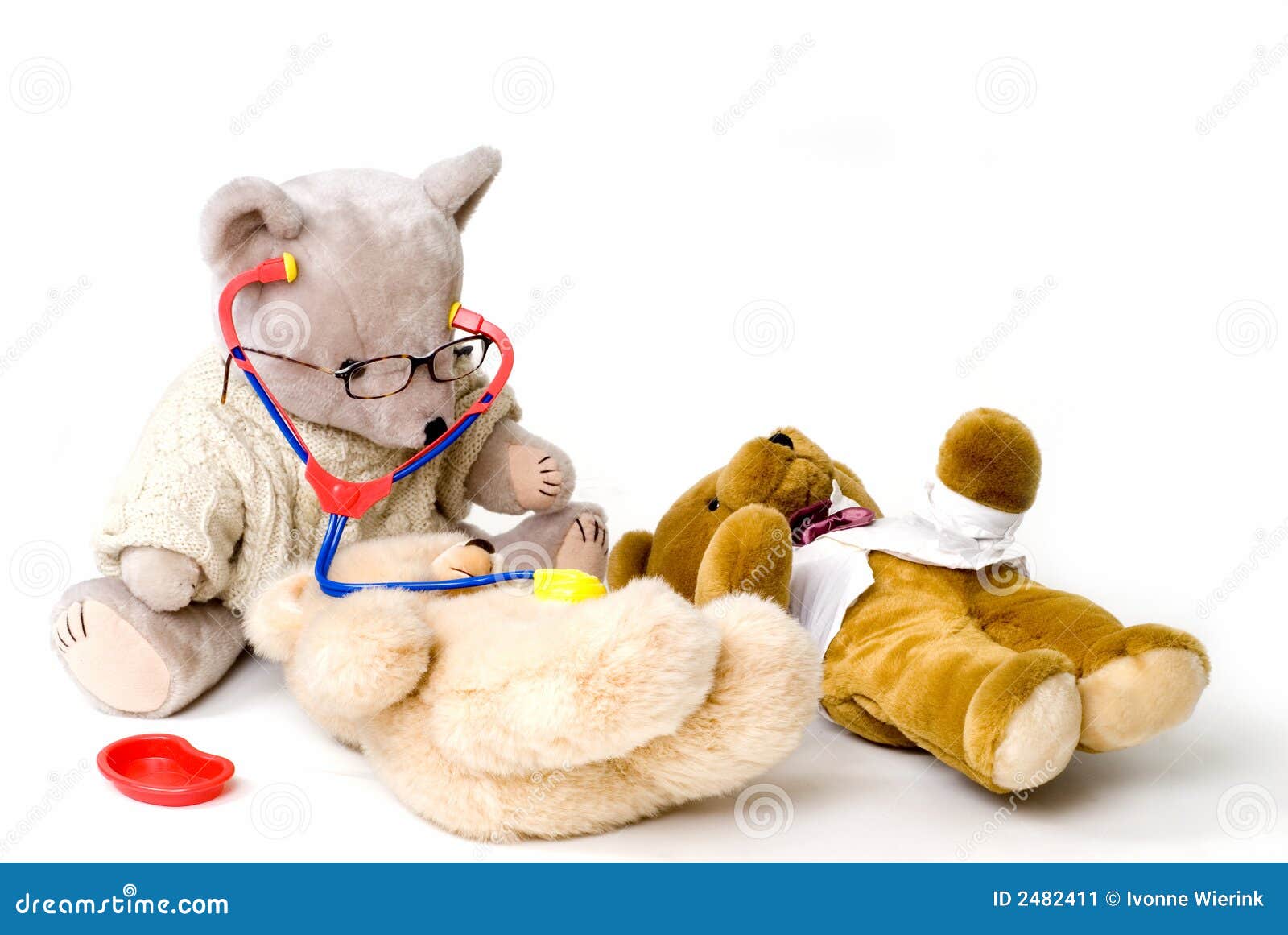 Doctor bear stock image. Image of ears, childish, bear - 2482411