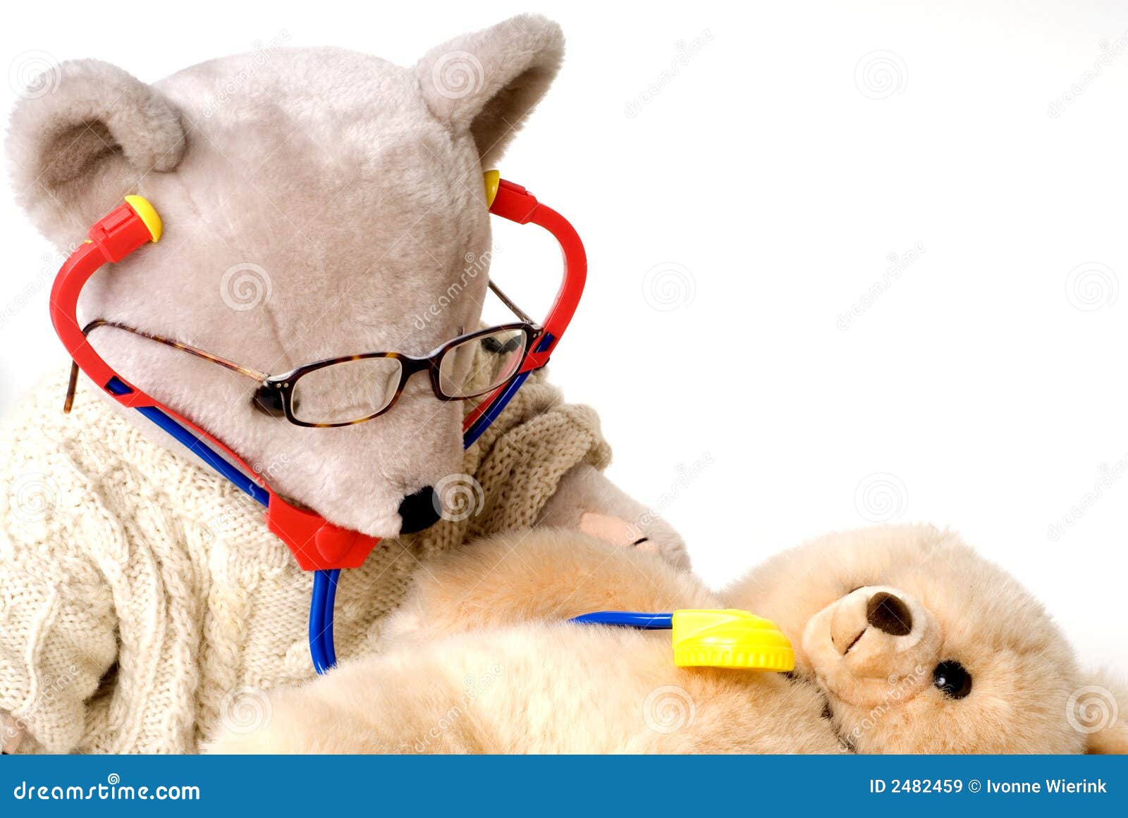 Doctor bear stock image. Image of brown, childish, blue - 2482459