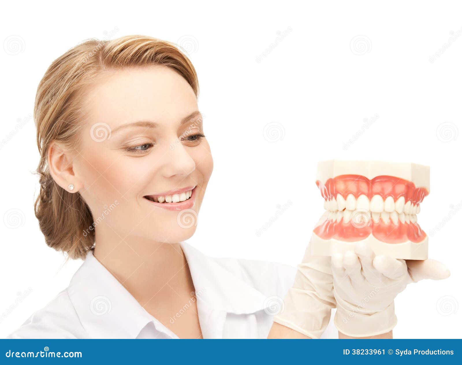 Doctor with big jaws stock image. Image of nice, clean - 38233961