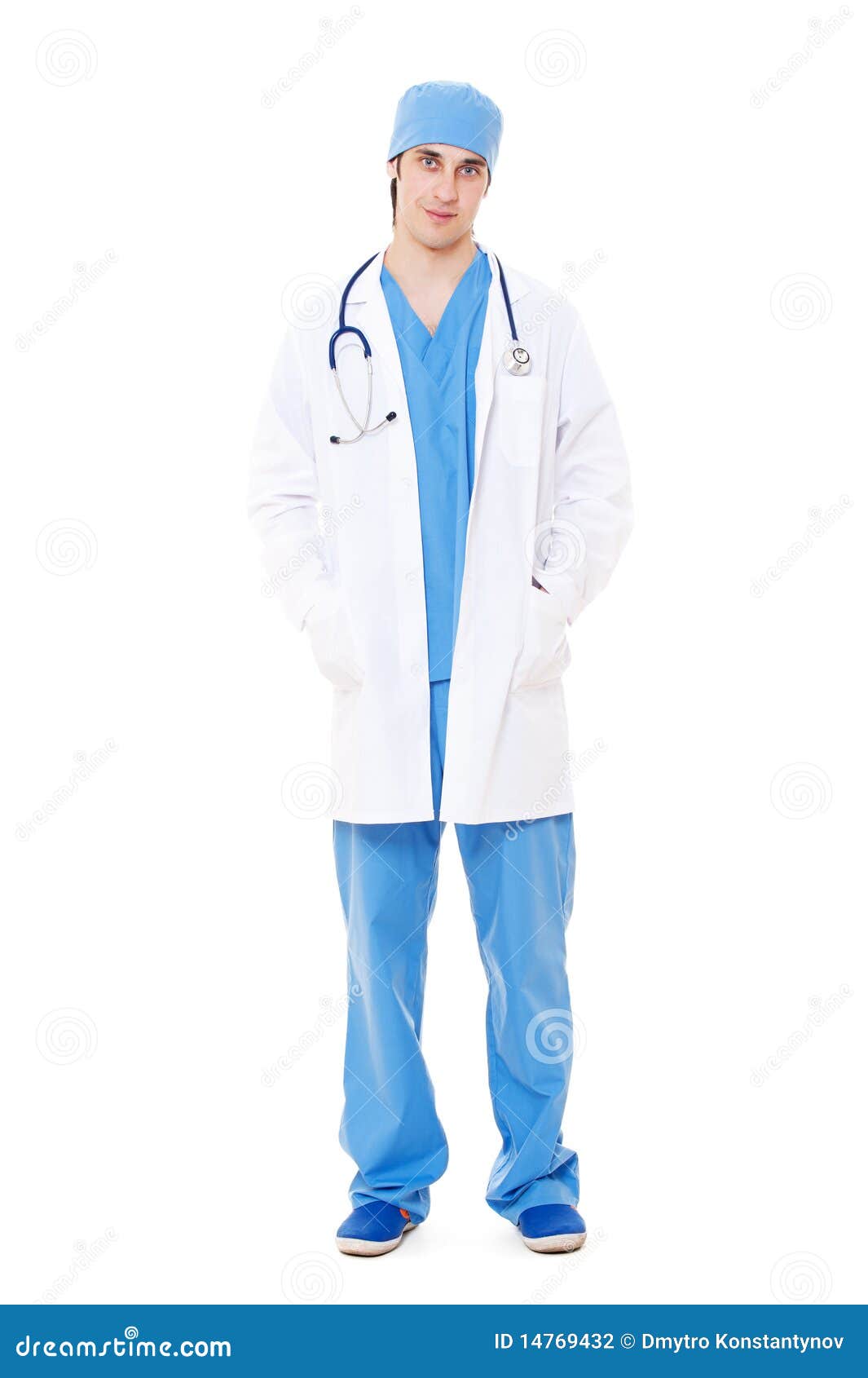 Doctor cómodo en uniforme foto de archivo. Imagen de adulto - 14769432