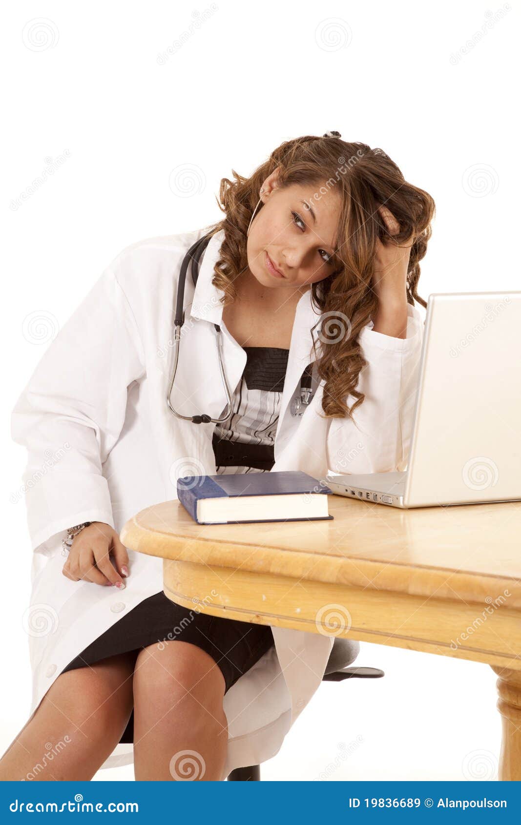 Doctor cansado imagen de archivo. Imagen de retrato, enfermera - 19836689