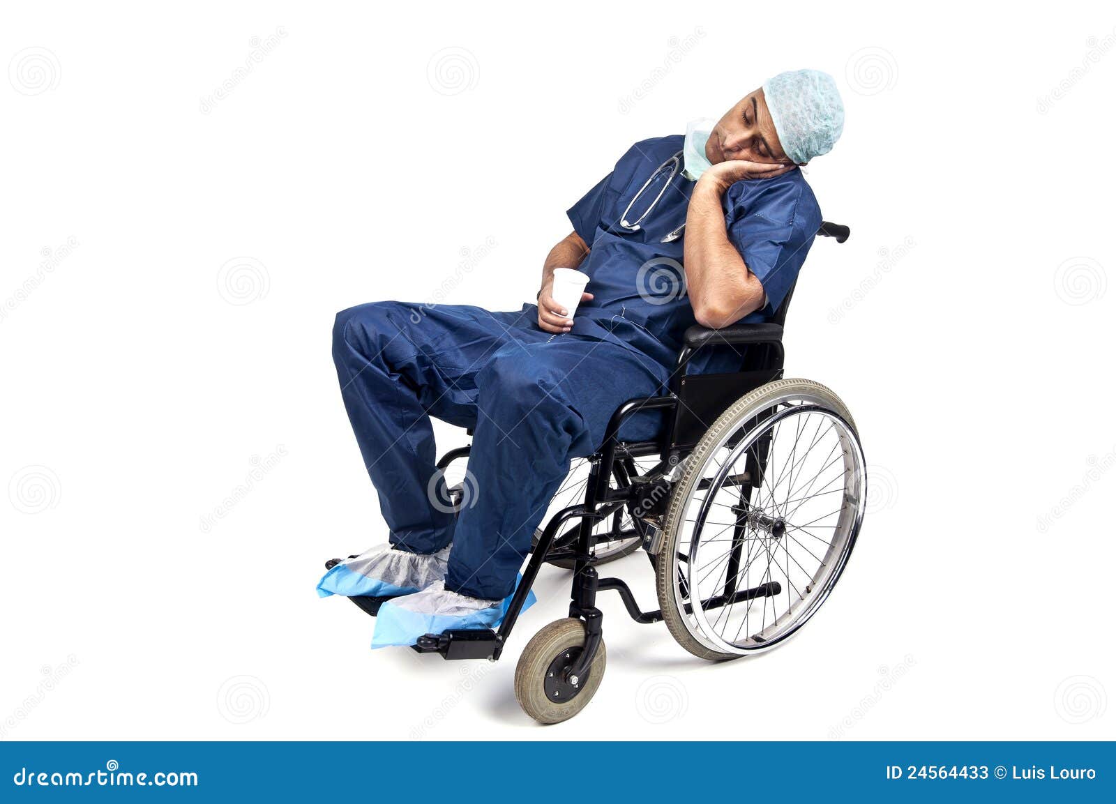 Doctor cansado imagen de archivo. Imagen de gente, pulmonar - 24564433