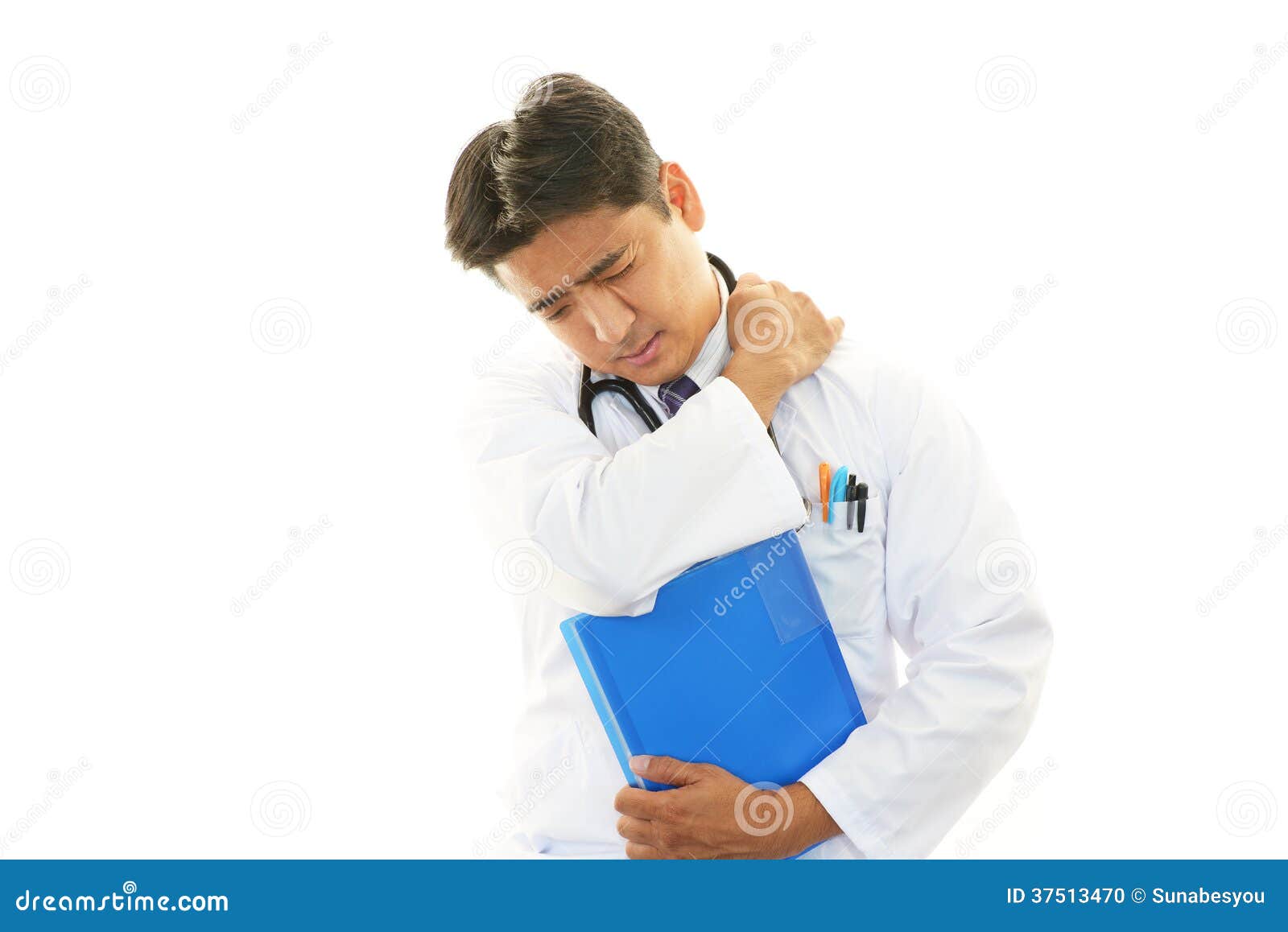 Doctor cansado foto de archivo. Imagen de hombre, cuidado - 37513470