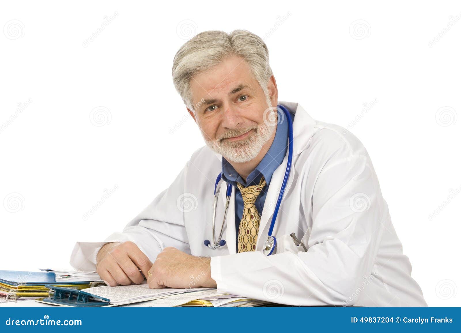 Doctor Cansado Pero Satisfecho Foto de archivo - Imagen de profesional ...