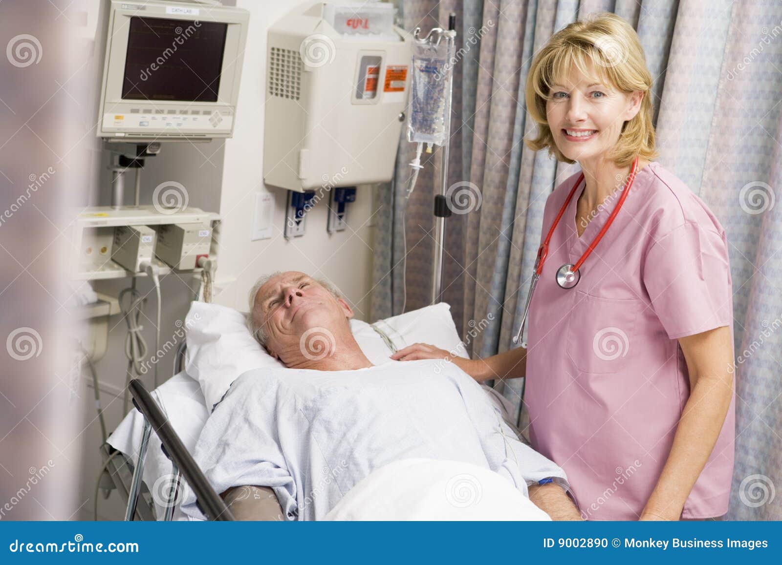 Doctor Caring for Patient stock photo. Image of horizontal - 9002890