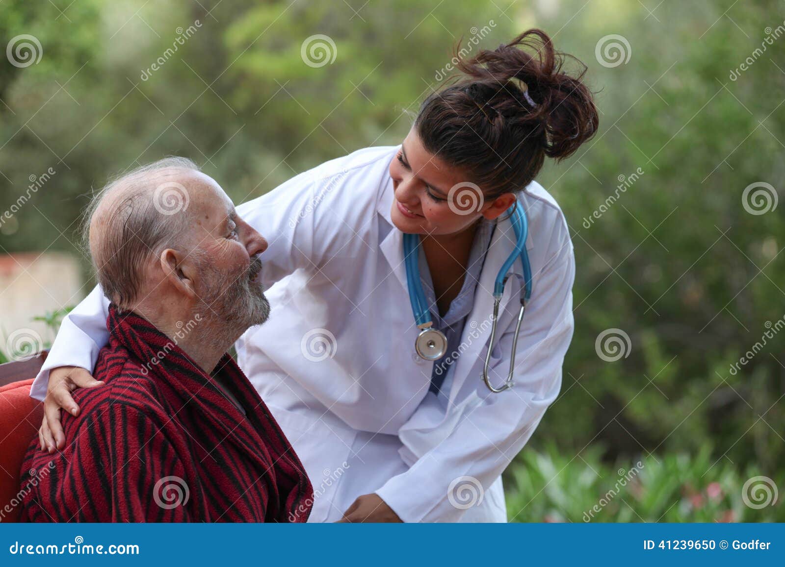Doctor caring for patient stock photo. Image of healthcare - 41239650