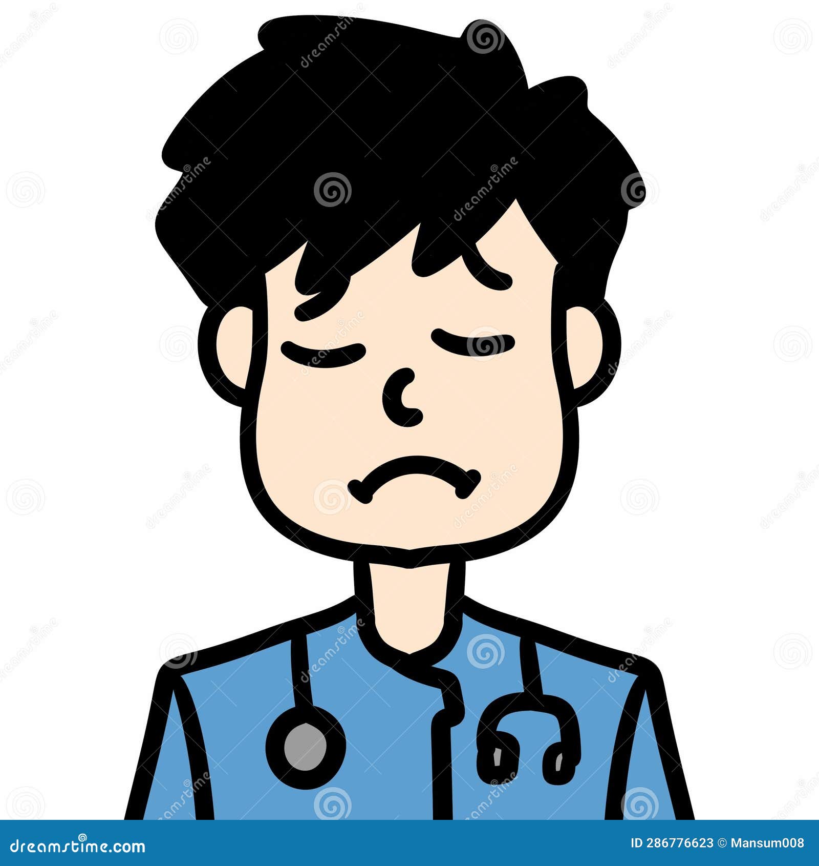 Doctor Cartoon Icon Image Illustration Design Stock Illustration ...