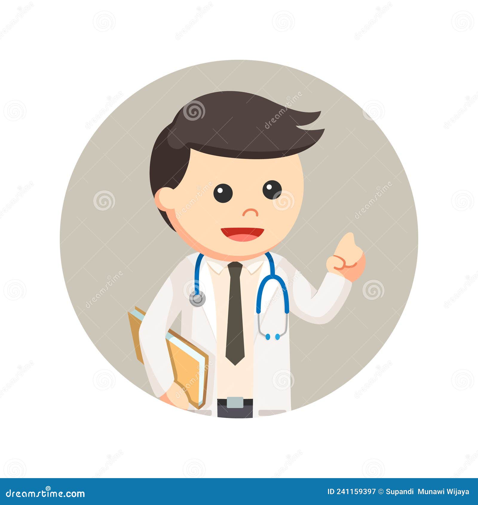 Doctor Character Profession Design Vector Stock Vector - Illustration ...