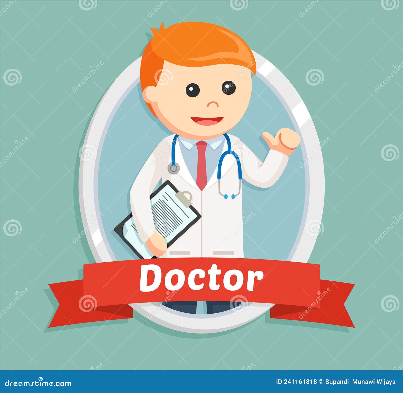 Doctor Character Profession Design Vector Stock Vector - Illustration ...