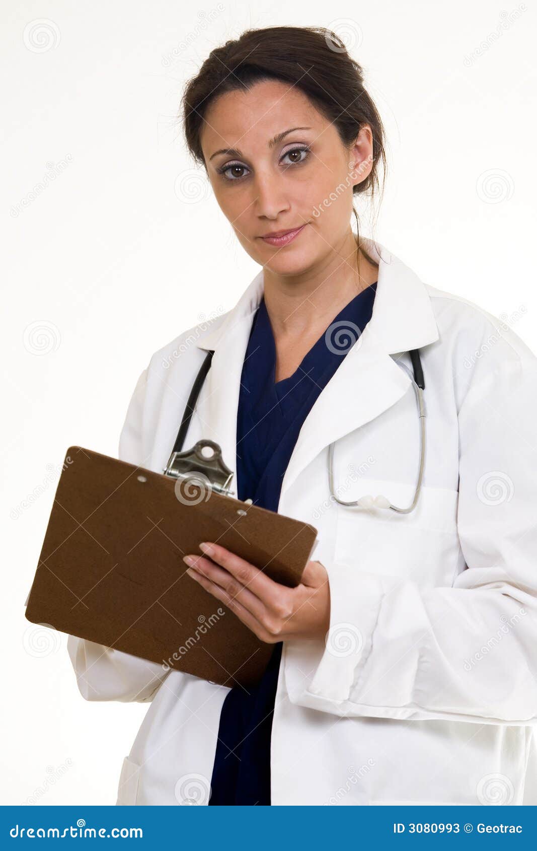 Doctor charting stock image. Image of career, scrubs, health - 3080993