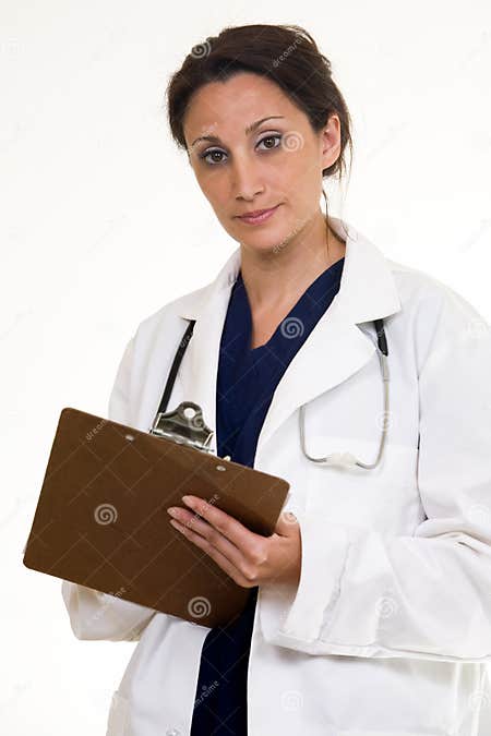 Doctor charting stock image. Image of career, scrubs, health - 3080993