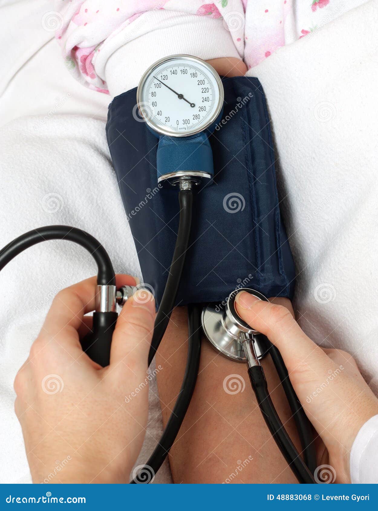 Doctor Checking Blood Pressure Stock Photo - Image of arterial, patient ...