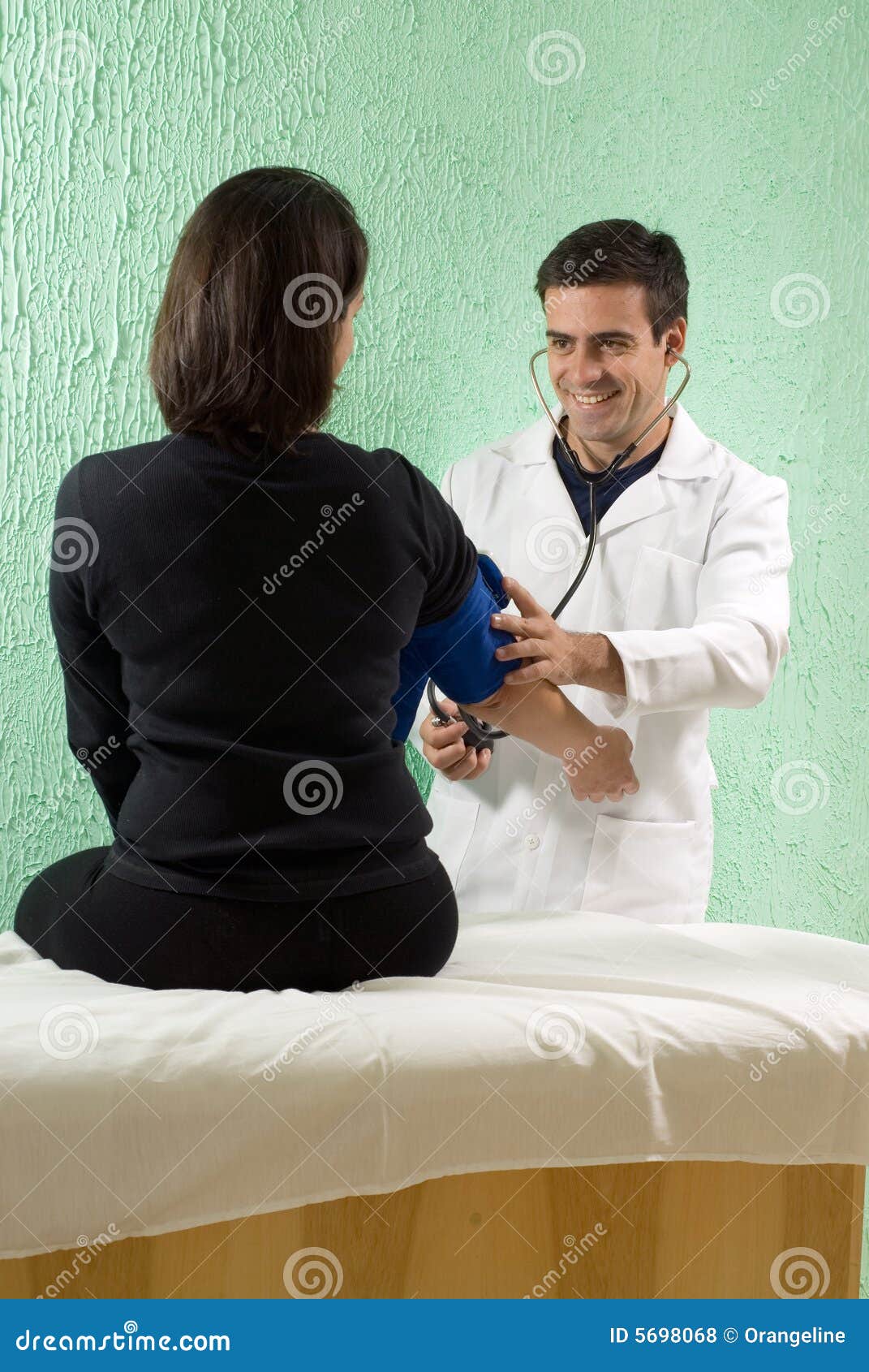Doctor Checking Blood Pressure - Vertical Stock Photo - Image of blood ...