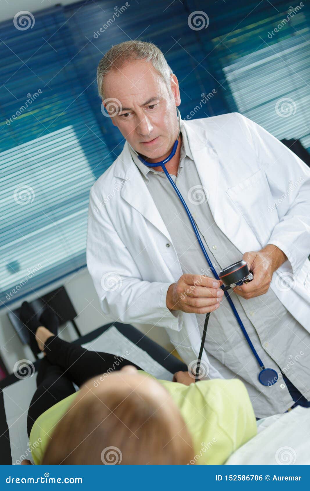 Doctor Checking the Patient Stock Photo - Image of identify, physician ...