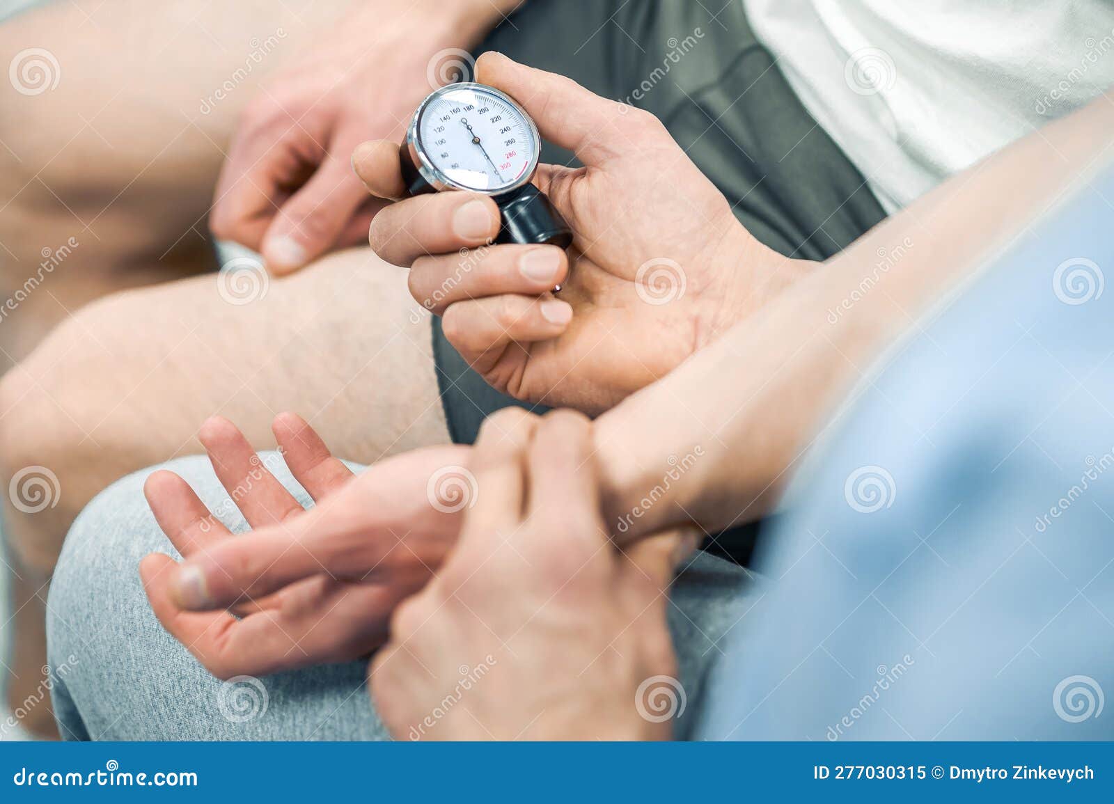 Doctor Checking the Patients Pulse Stock Image - Image of patient ...