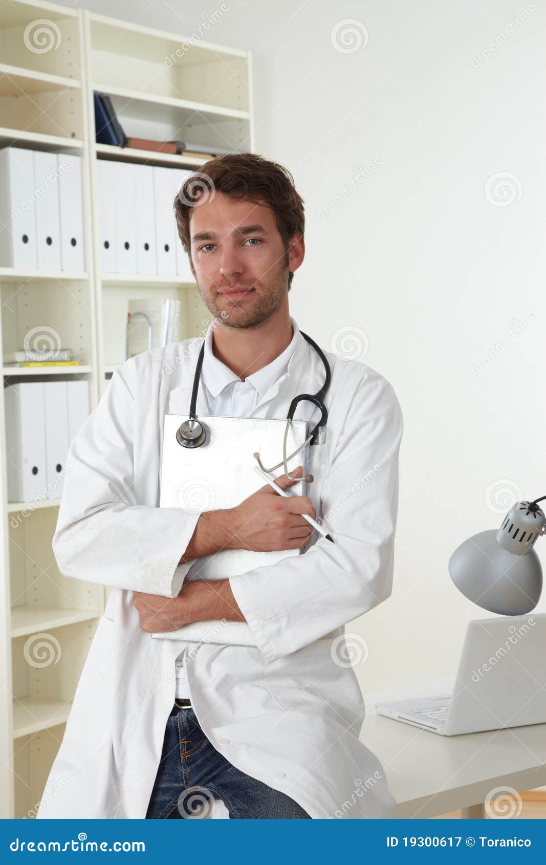 Doctor in clinic stock image. Image of modern, surgeon - 19300617