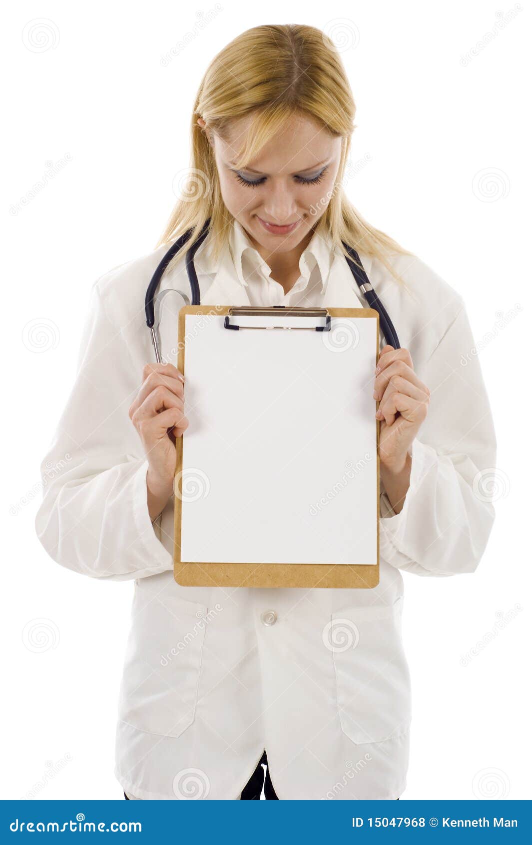 Doctor with Clipboard stock photo. Image of holding, caucasian - 15047968