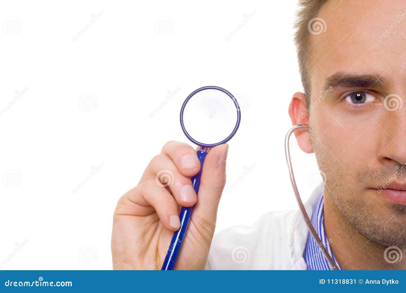 Doctor close up stock image. Image of caucasian, stethoscope - 11318831
