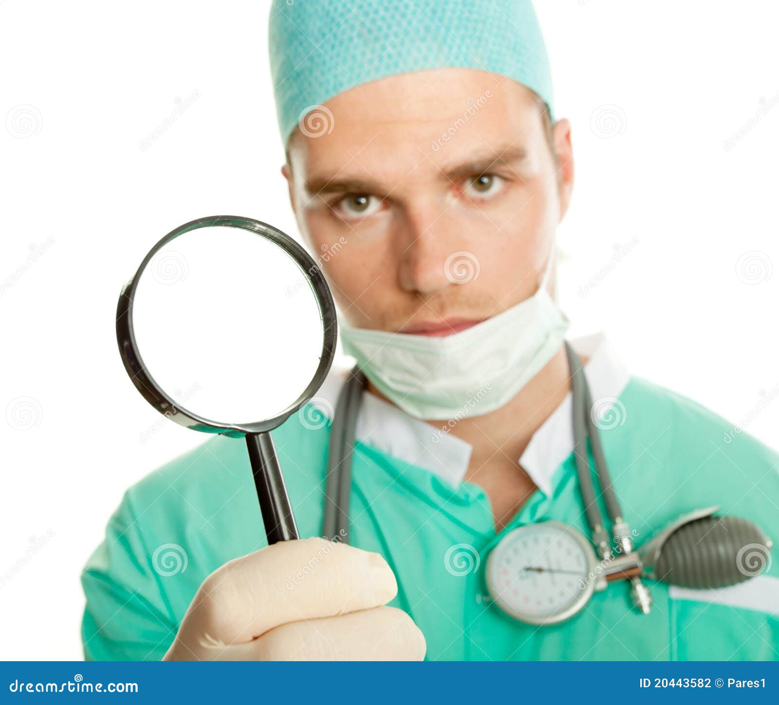 Doctor con el instrumento foto de archivo. Imagen de médico - 20443582