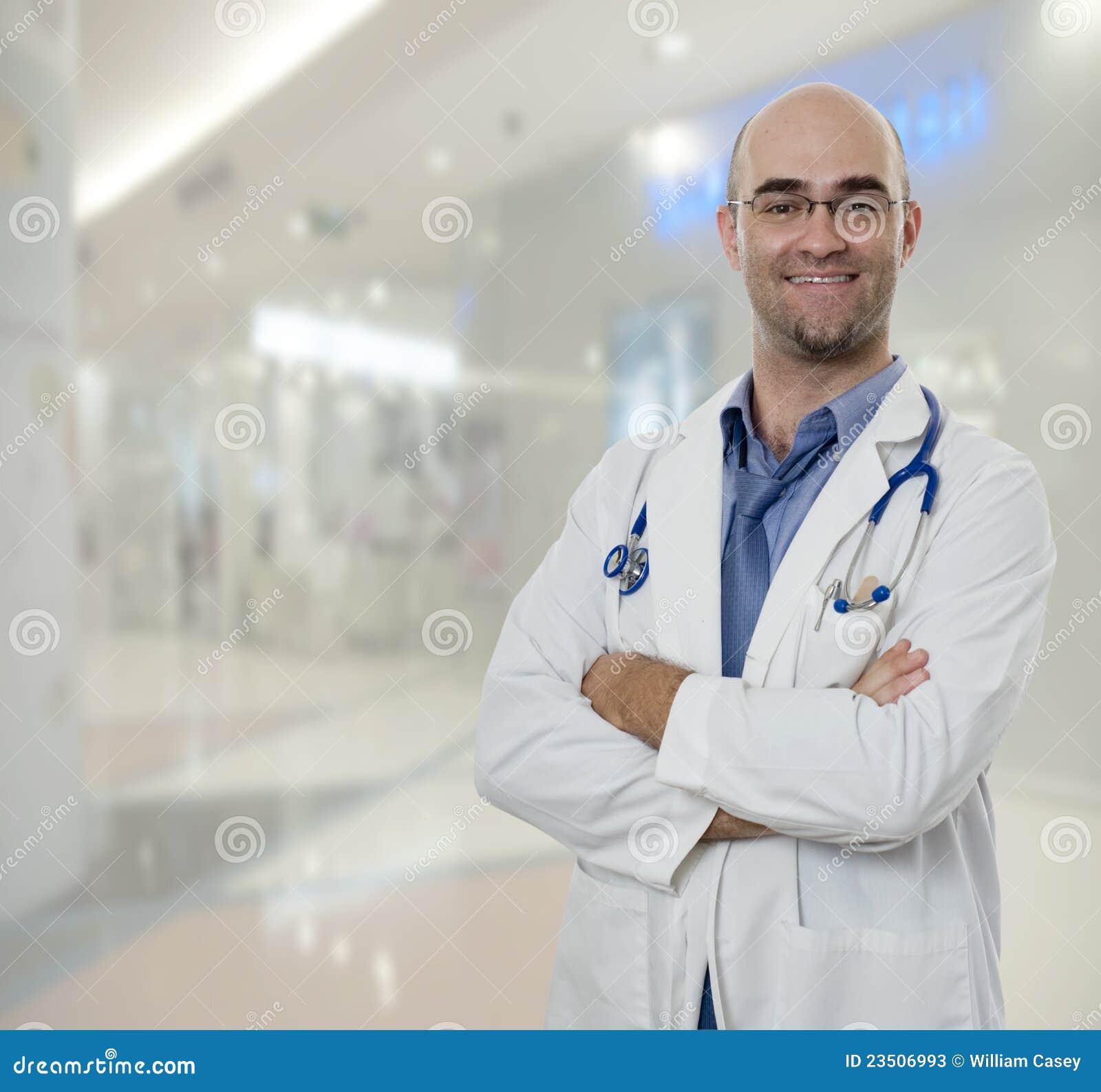 Doctor with confidence stock image. Image of medical - 23506993