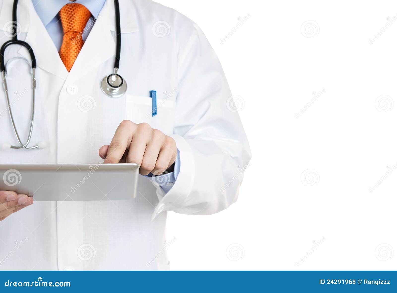 Doctor with a Digital Tablet Stock Photo - Image of care, medicine ...
