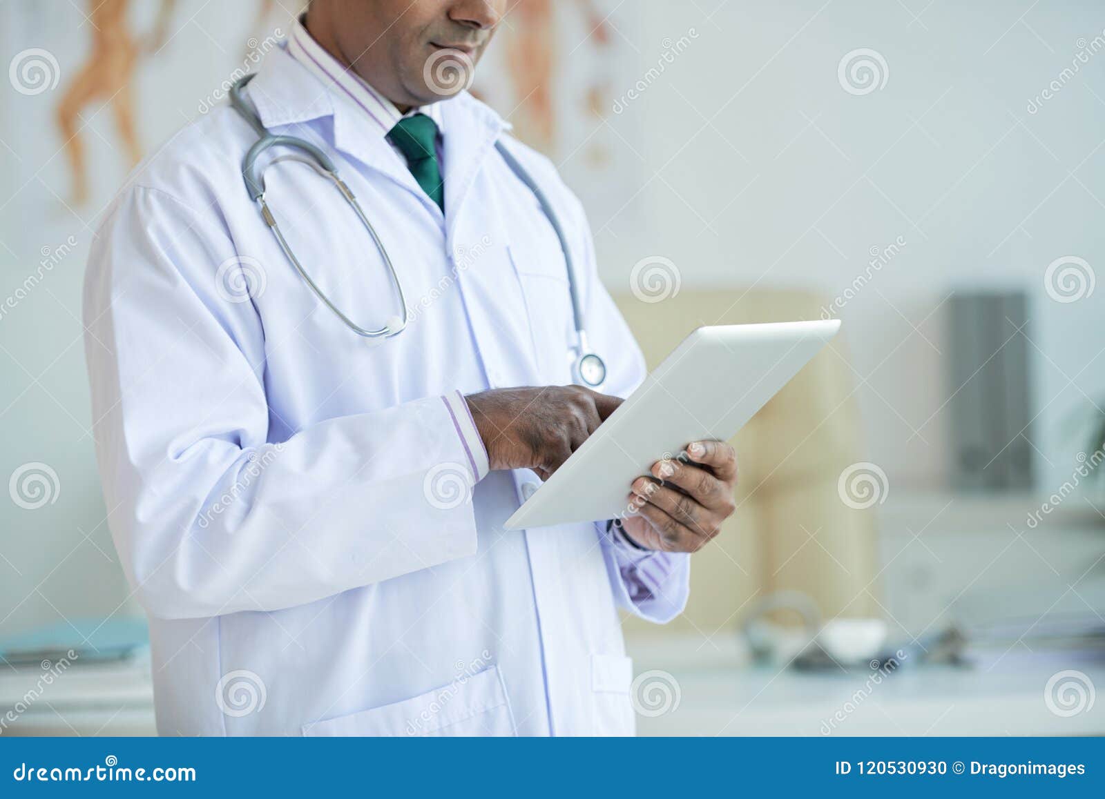Doctor with digital tablet stock photo. Image of doctor - 120530930