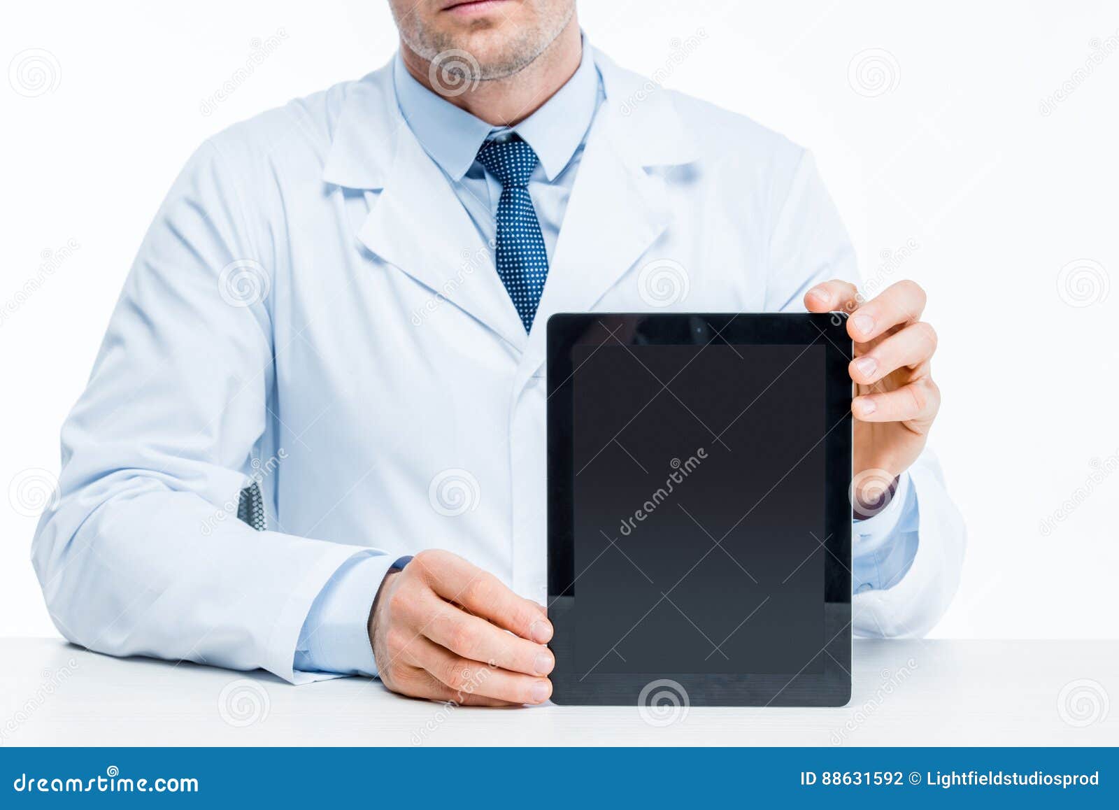 Doctor with digital tablet stock photo. Image of hospital - 88631592