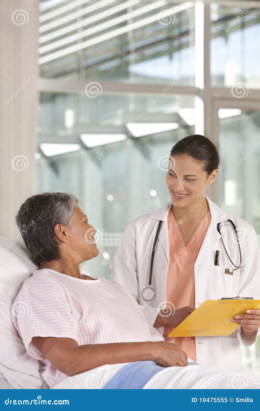 Doctor Discussing Results with Patient Stock Image - Image of ...
