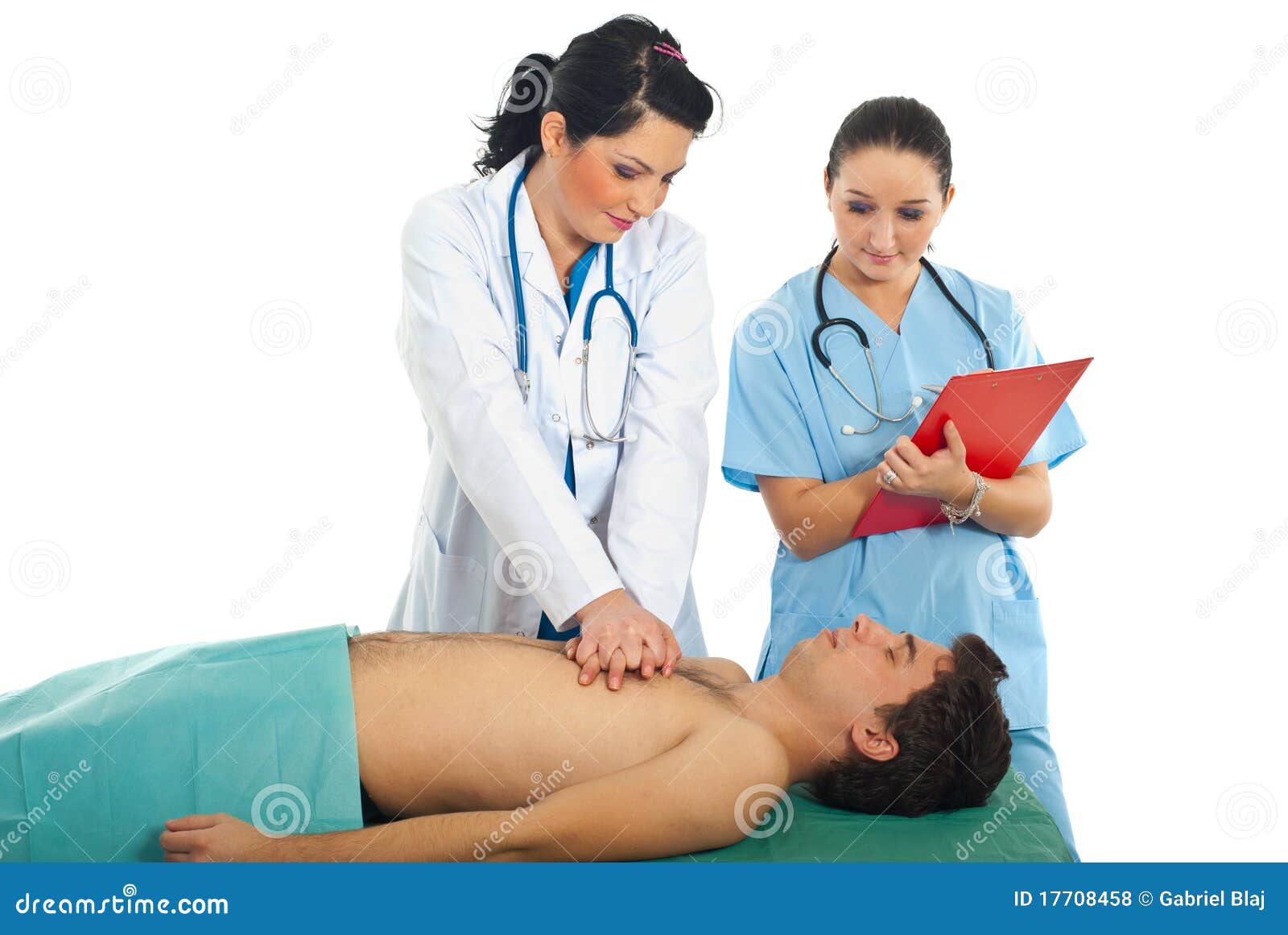 Doctor Do Cardiopulmonary Resuscitation Stock Photo - Image of ...