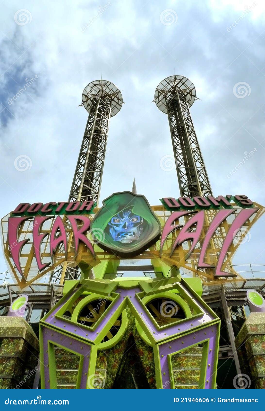 Doctor doom editorial photo. Image of fall, attraction - 21946606