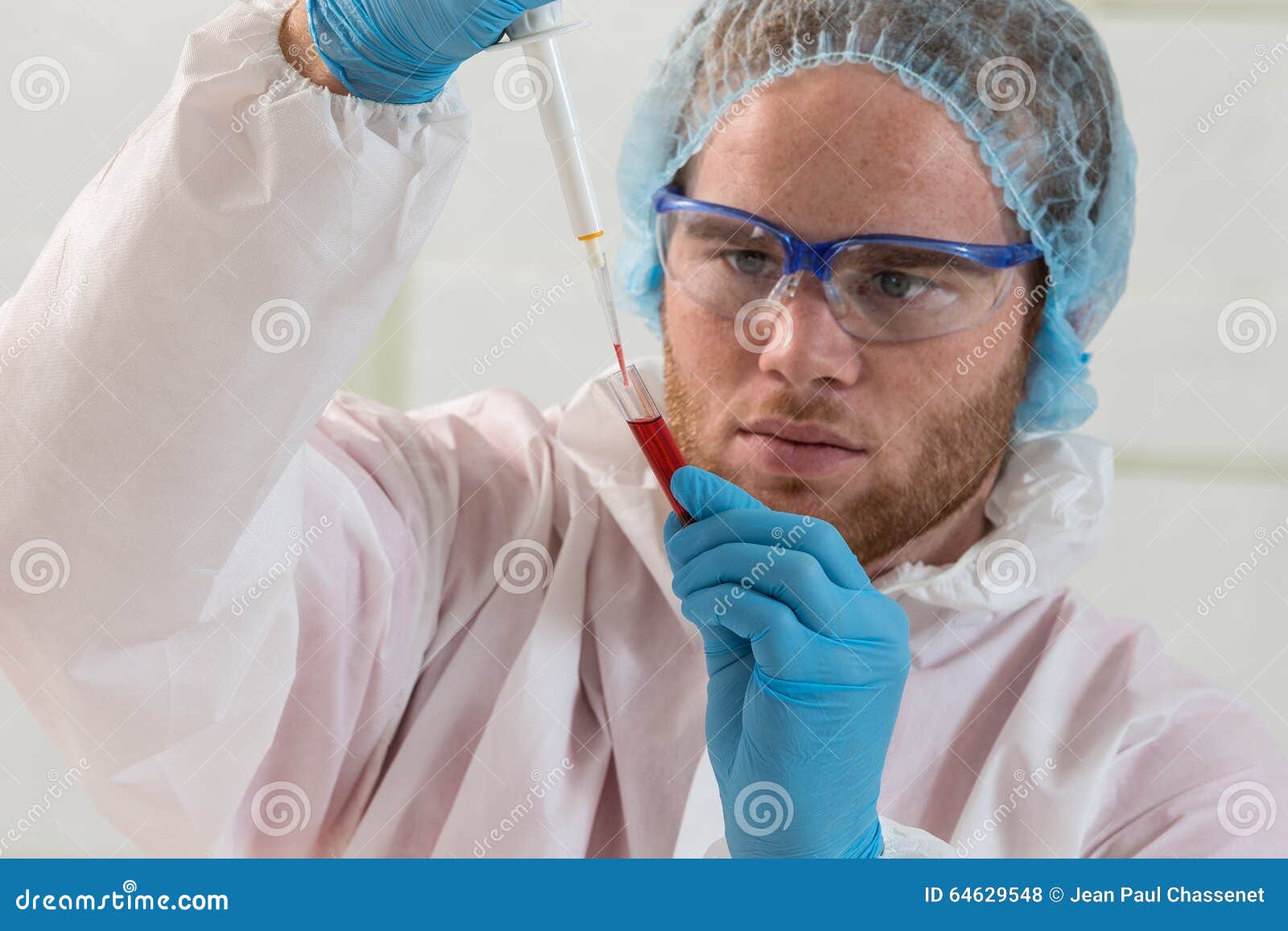 Doctor Dropping Blood Samples I Stock Photo - Image of health, culture ...
