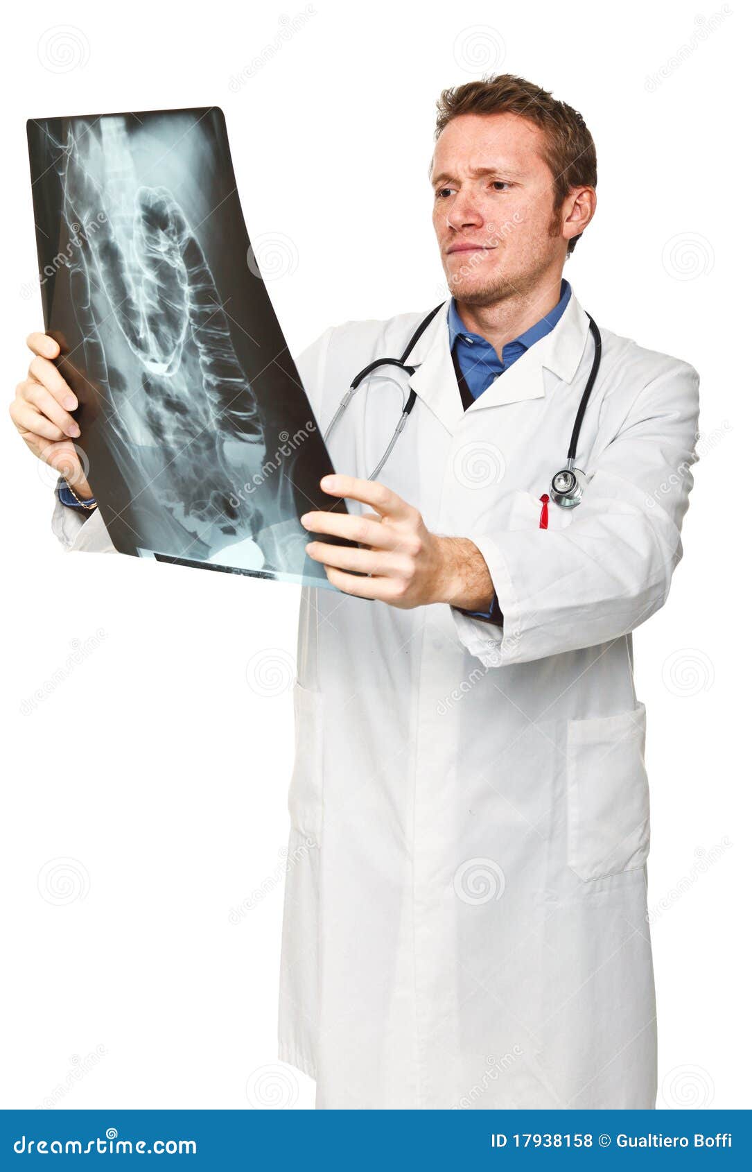 Doctor on duty stock photo. Image of uniform, white, friendly - 17938158