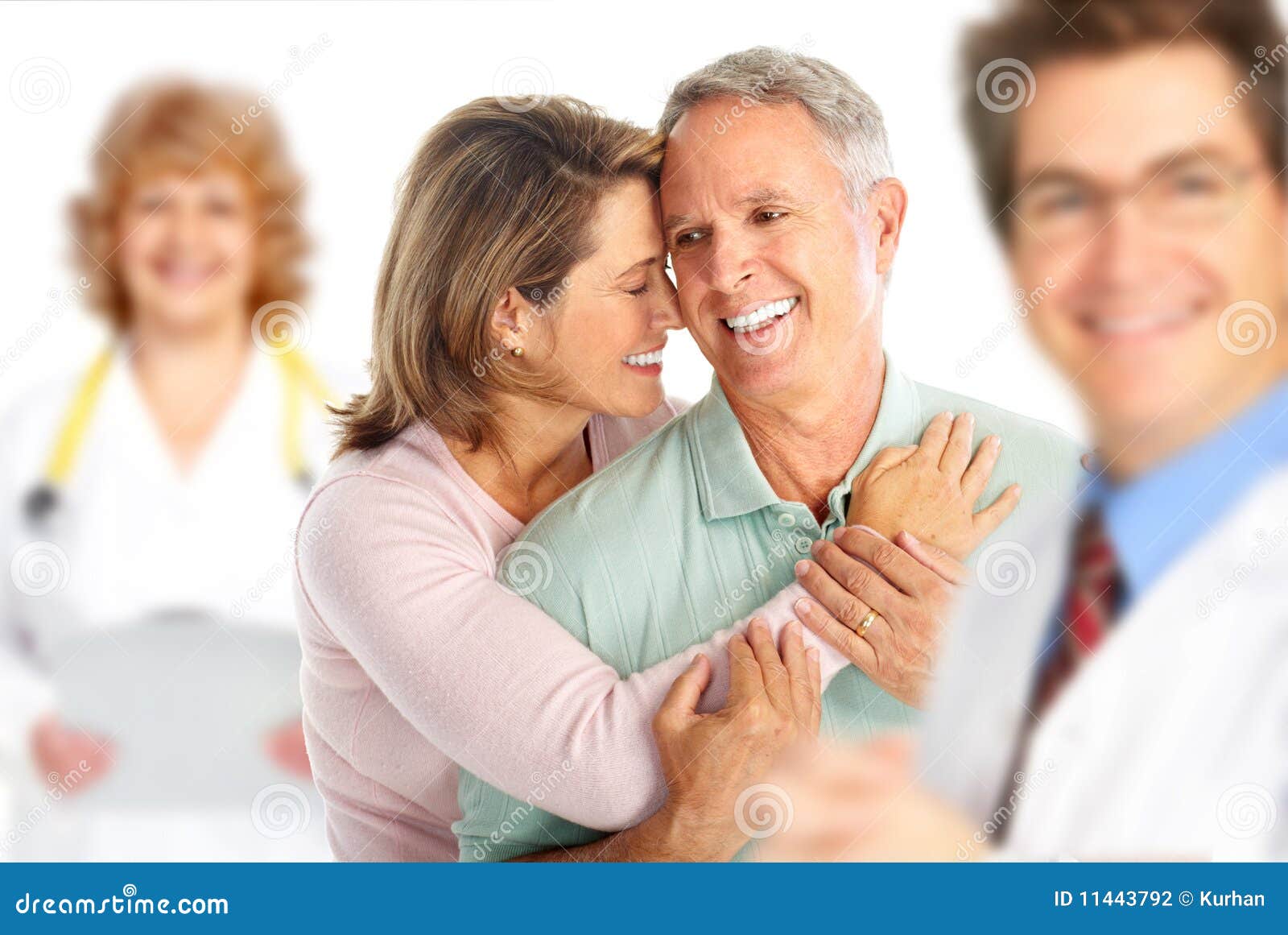 Doctor and elderly couple stock photo. Image of couple - 11443792