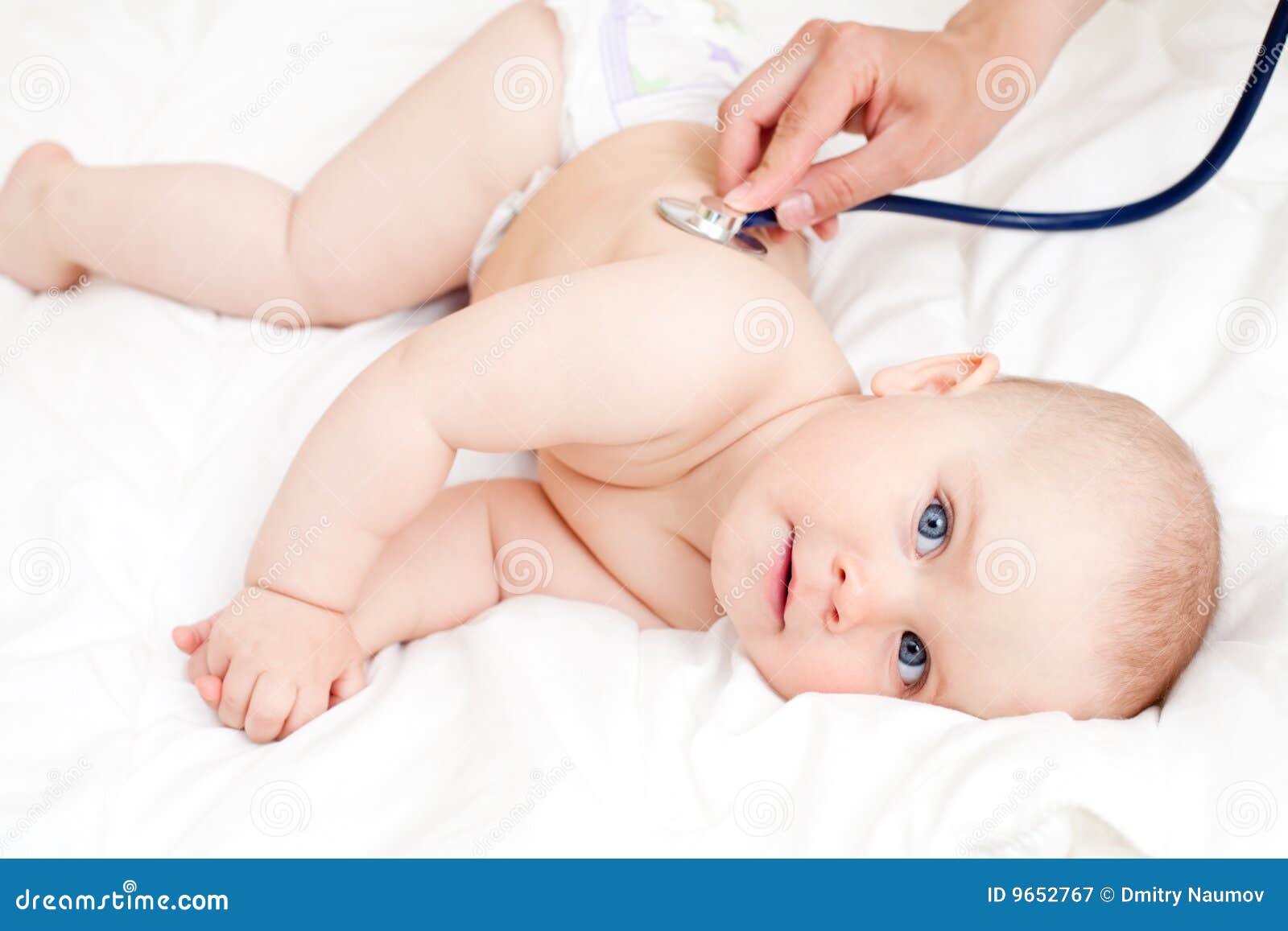 Doctor exam stock image. Image of infant, health, hand - 9652767