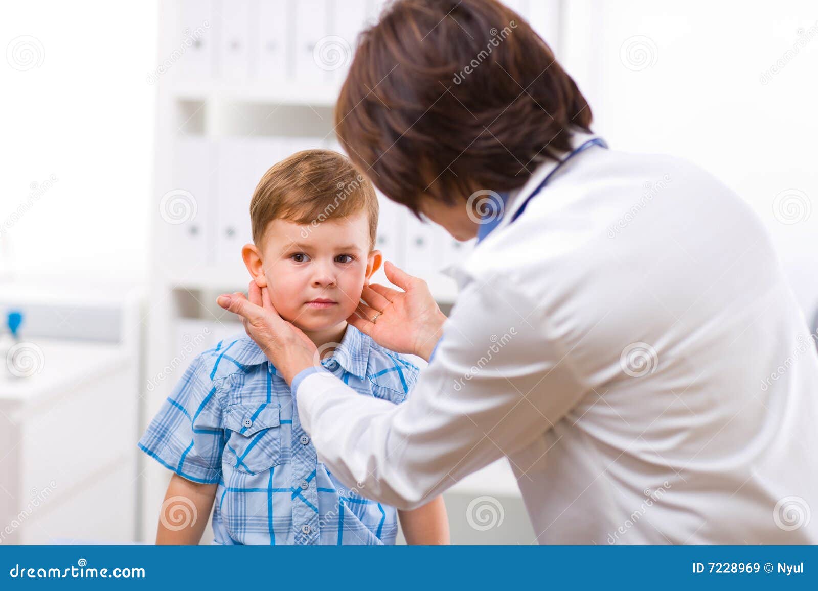 Doctor examining child stock image. Image of children - 7228969