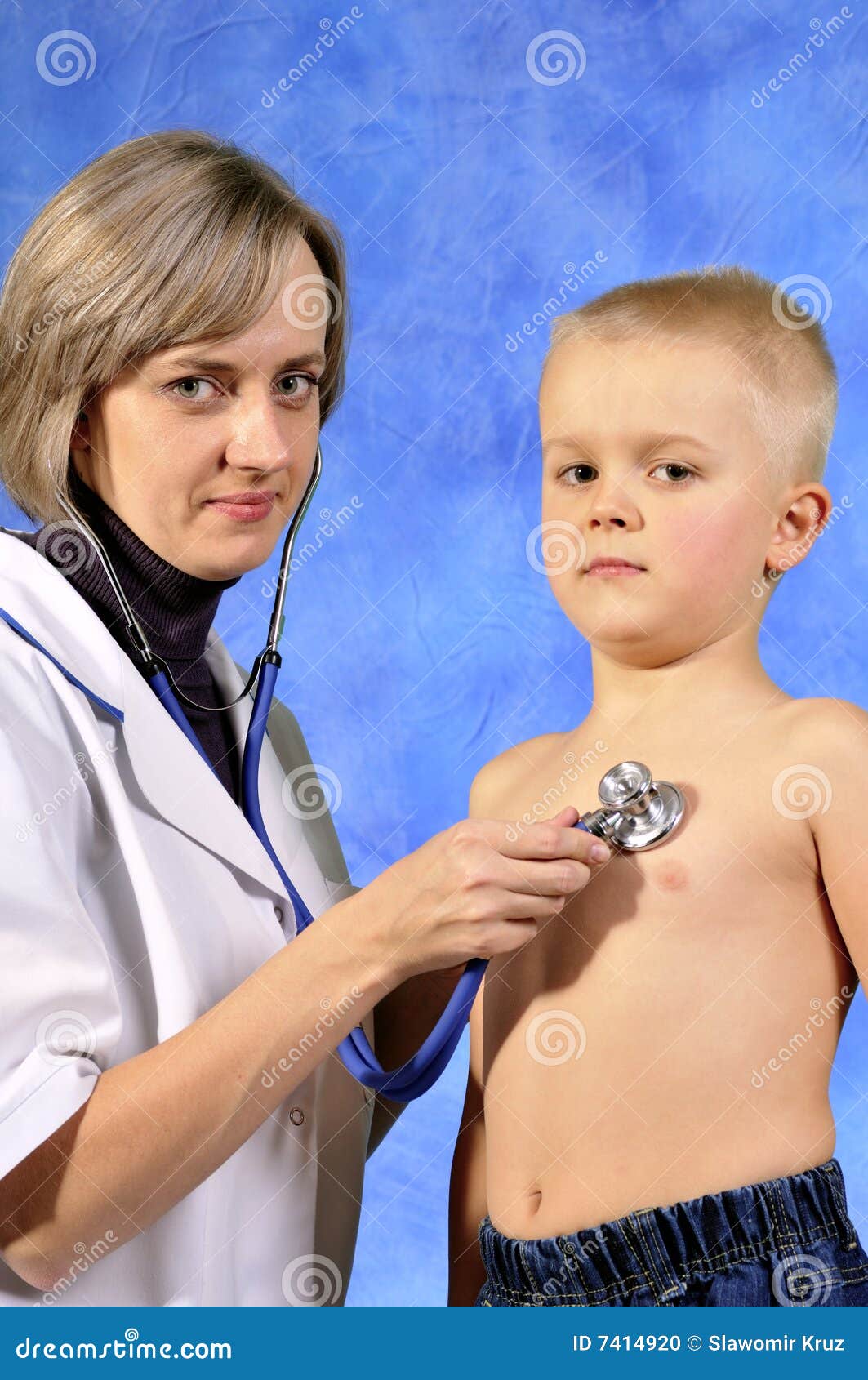 Doctor examining child stock photo. Image of test, child - 7414920